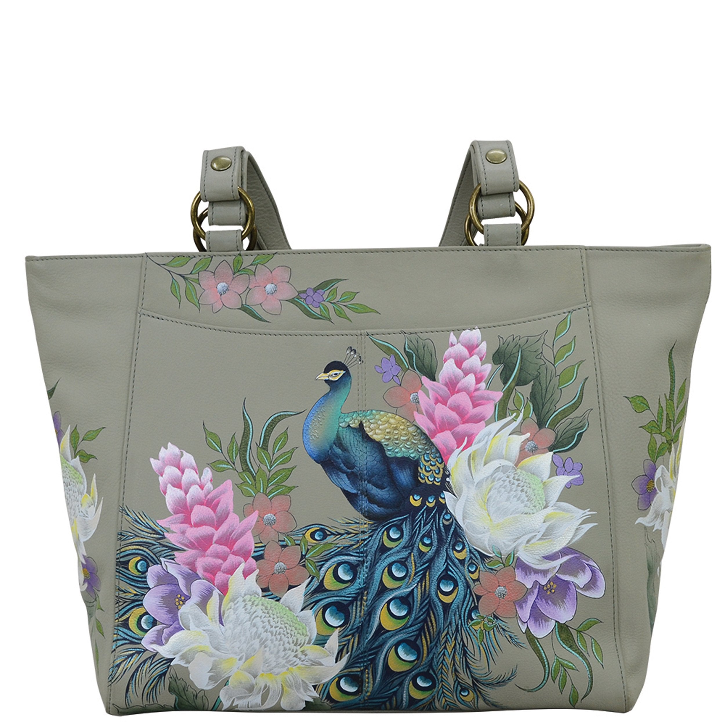 Leather Hand Painted Classic Work Tote - 664 – Anuschka (UK)